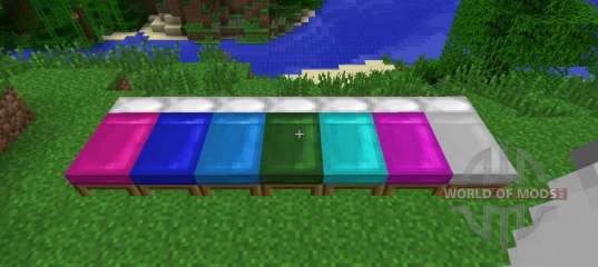 Dyeable Beds [1.7.2] para Minecraft