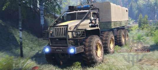 Ural 6614 v6.0 para Spin Tires
