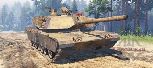 M1 Abrams para Spin Tires