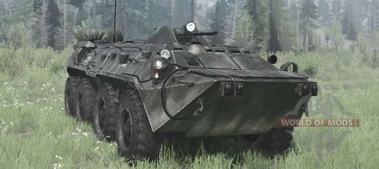 BTR-80 (GAZ-5903) para MudRunner