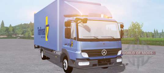 Mercedes-Benz Atego 818 2004 Trafiroad para Farming Simulator 2017