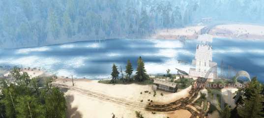 La costa del río para MudRunner