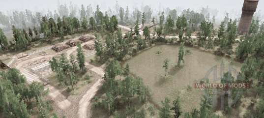 Leshukonia: Base de almacenamiento forestal para MudRunner