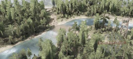 Mapa Bosque para MudRunner