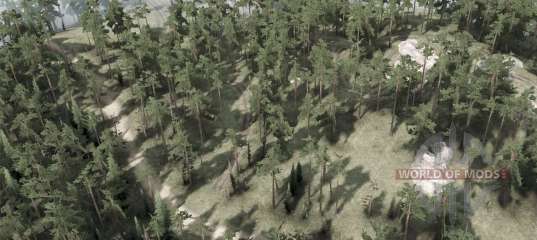 Mapa Backwoods para MudRunner