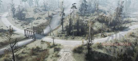 Mapa Colinas para MudRunner