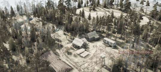 Mapa Kiselevo para MudRunner