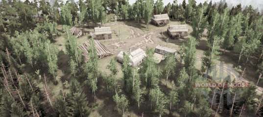 Mapa Wilderness para MudRunner