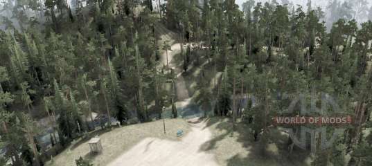 Mapa Backwoods para MudRunner