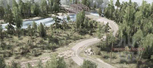 Mapa Bosque para MudRunner