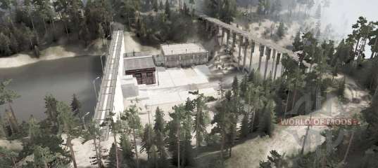 Mapa Canyon para MudRunner