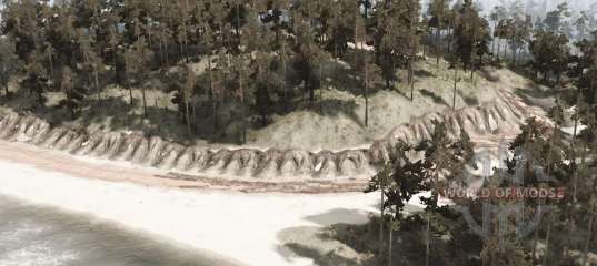 Cascada en rocas para MudRunner